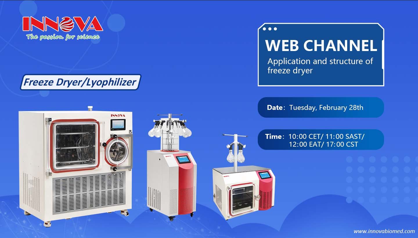 Innova New Webinar for Innova Freeze Dryer on Feb 28, 2023