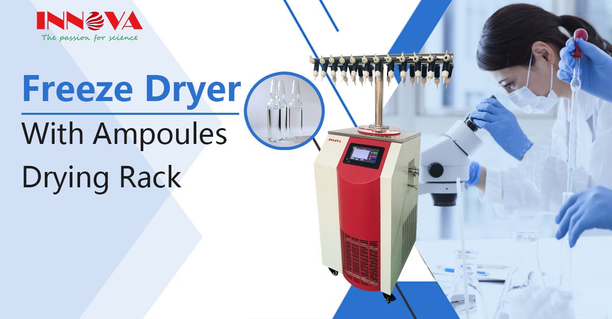 Innova Freeze Dryer With Ampoules Drying Rack
