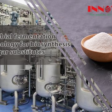 Microbial fermentation technology for biosynthesis of sugar substitutes