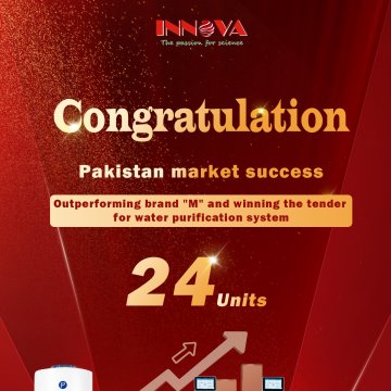 INNOVA Wins Big: 24 Water Purification Systems Secured in Pakistan